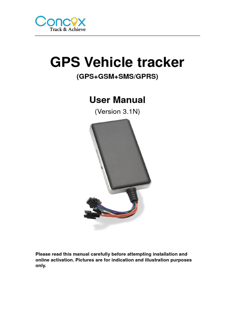 Concox Gps Manual | PDF | General Packet Radio Service | Security Alarm