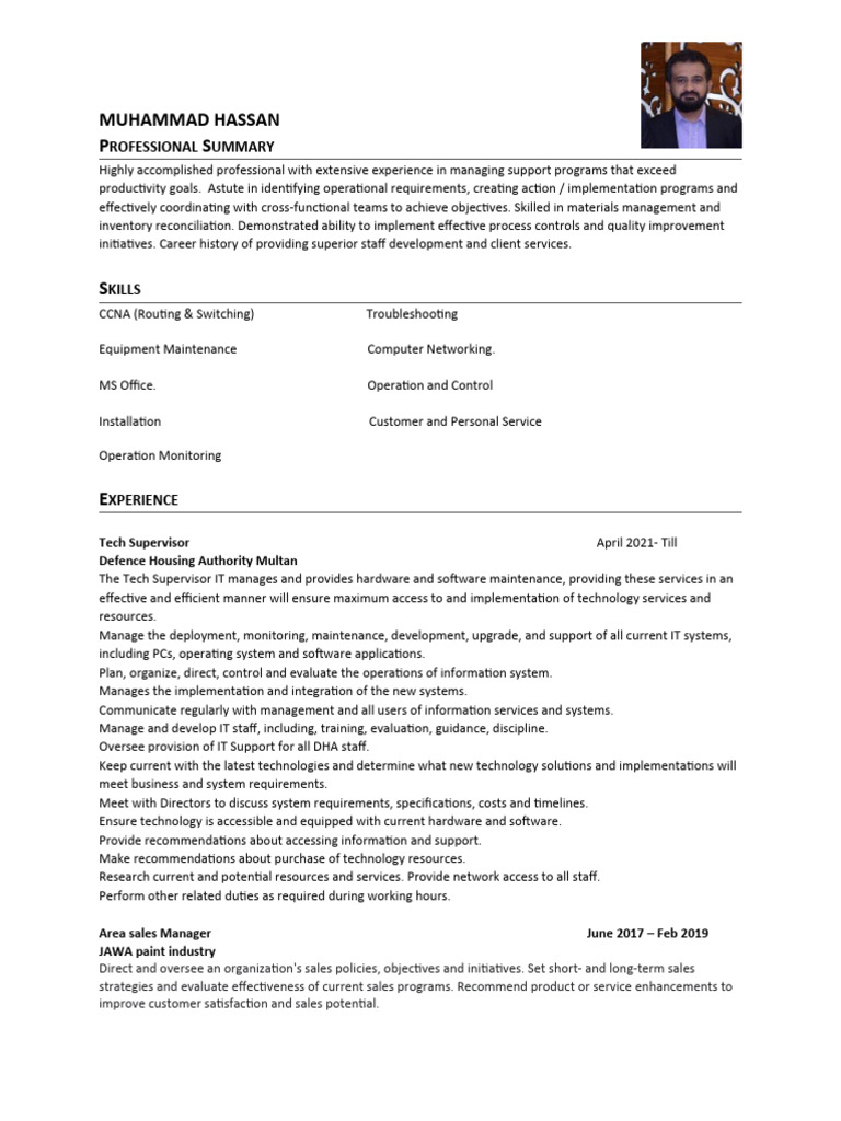 Muhammad Hassan | PDF | Implementation | Computer Network