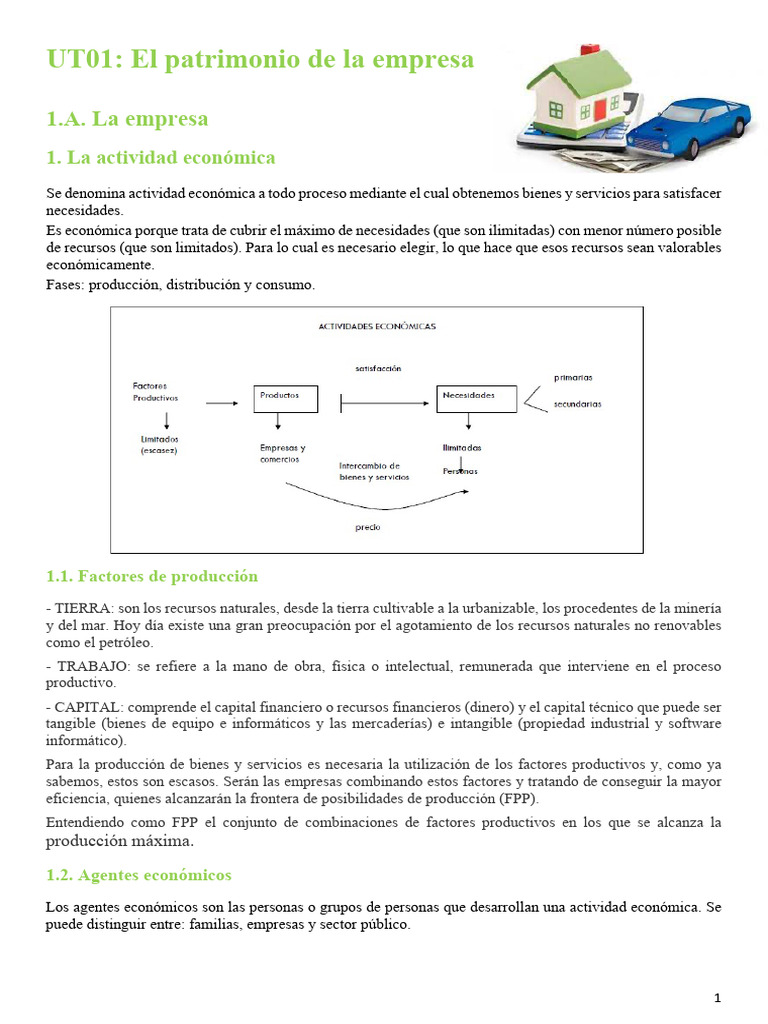 UT01 para Imprimir | PDF | Contabilidad | Business