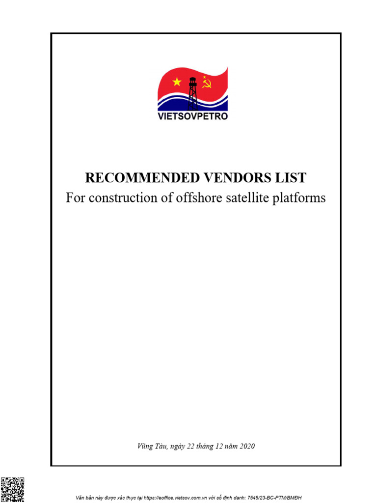 VSP Vendor List | PDF