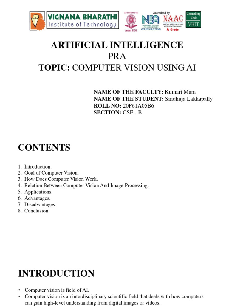 Ai Pra | PDF | Computer Vision | Artificial Intelligence