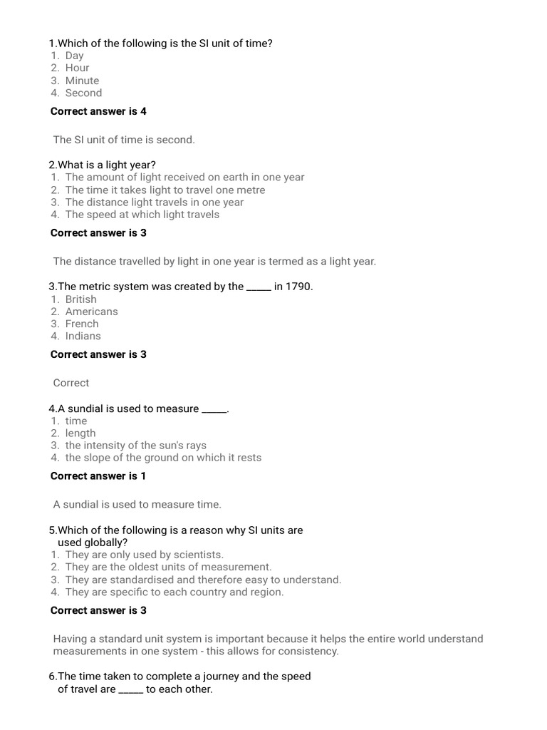 Middle Order Questions Measurements | PDF