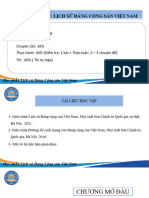 LỊCH SỬ ĐẢNG CHƯƠNG 1 - slide | PDF