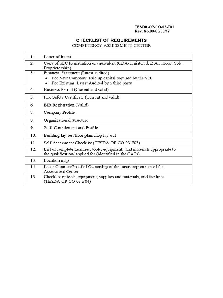 Annex 9 Accreditation ACs Forms | PDF