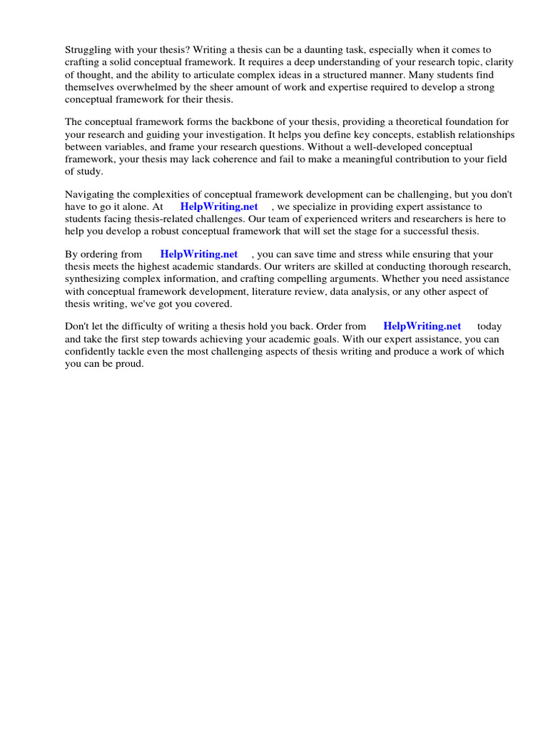 Conceptual Framework Thesis Ipo | PDF Conceptual Framework Thesis Ipo | PDF