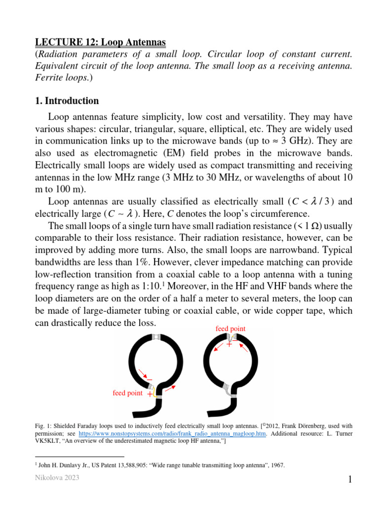 L12 Loop | PDF | Antenna (Radio) | Microwave