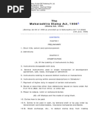 Bill Maharashtra Stamp Act Amendment 2025 | PDF | Bill (Law) | Government