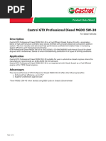 Castrol CRB Multi 15W-40 Oil Data Sheet | PDF | Motor Oil
