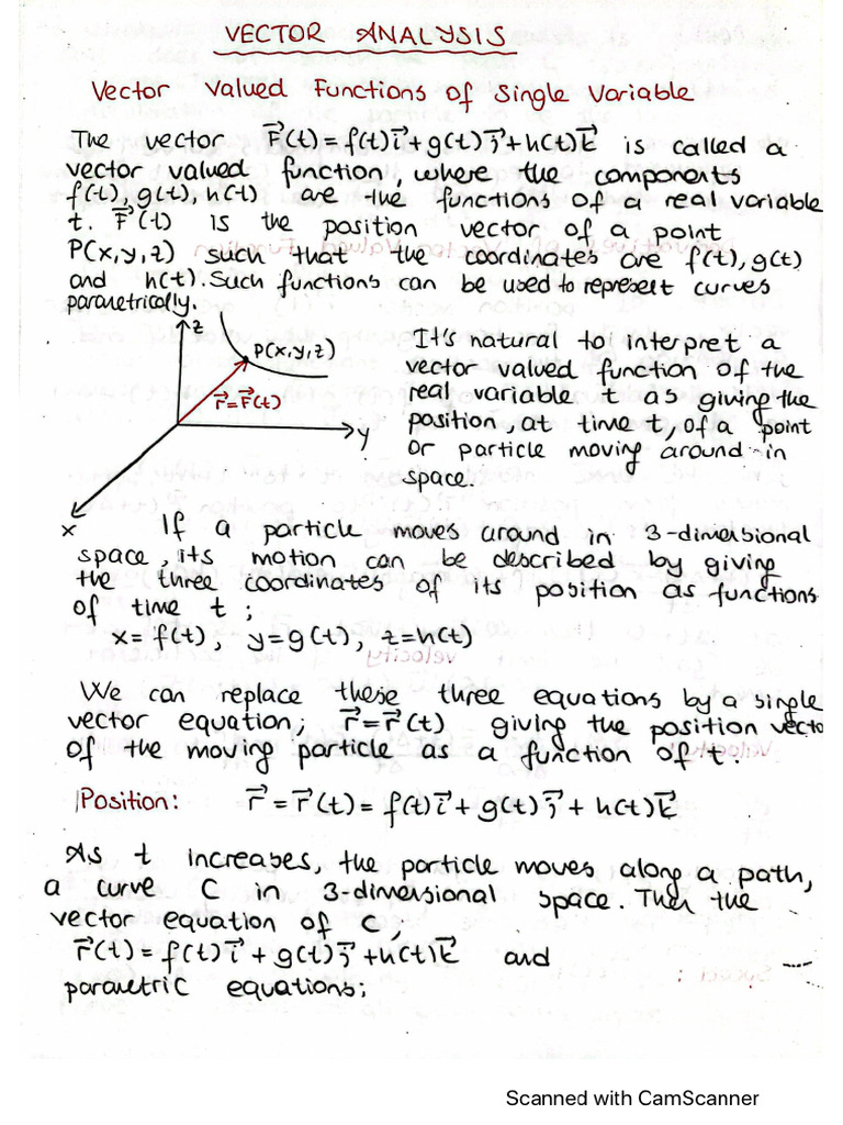 Vector Analysis | PDF