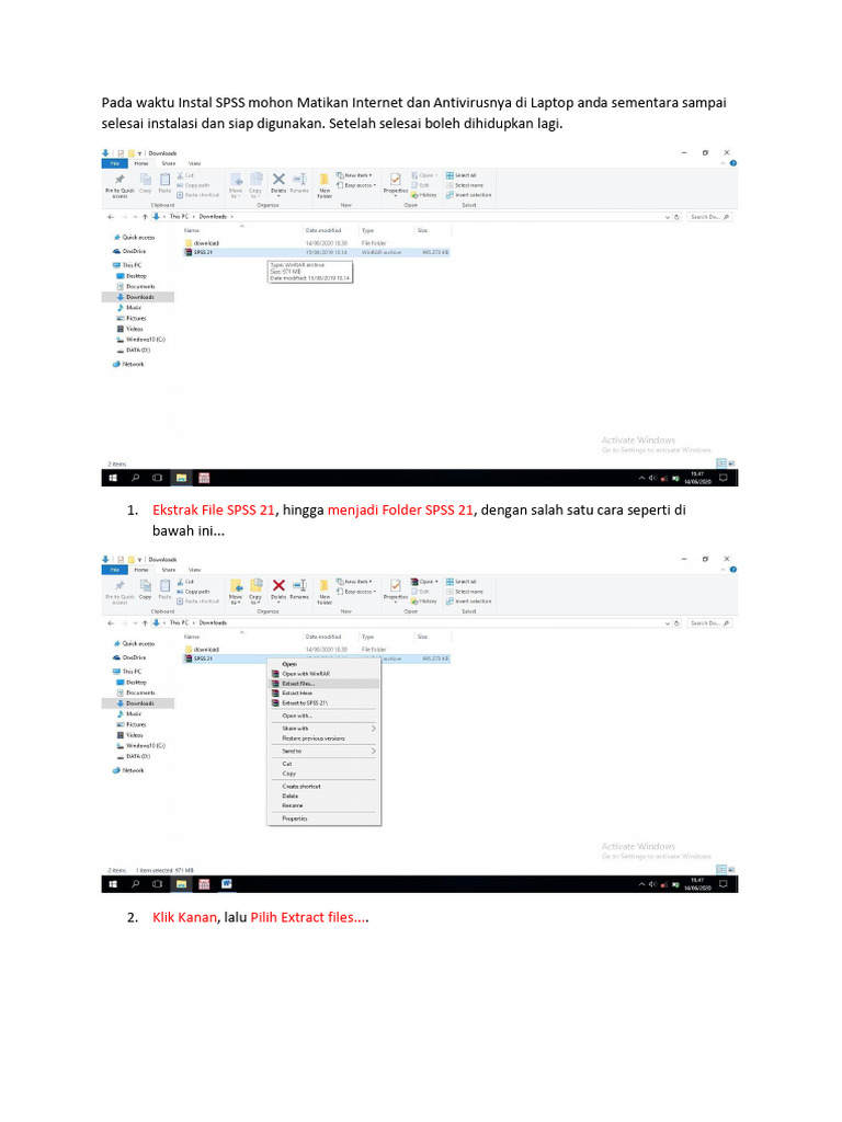 Cara Download Dan Instal Ibm Spss Statistics 21 | PDF | Karier & Perkembangan | Bisnis