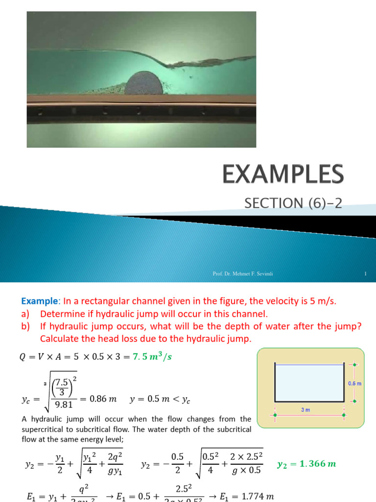 Section 6 - 2 Problems | PDF | Dynamics (Mechanics) | Liquids