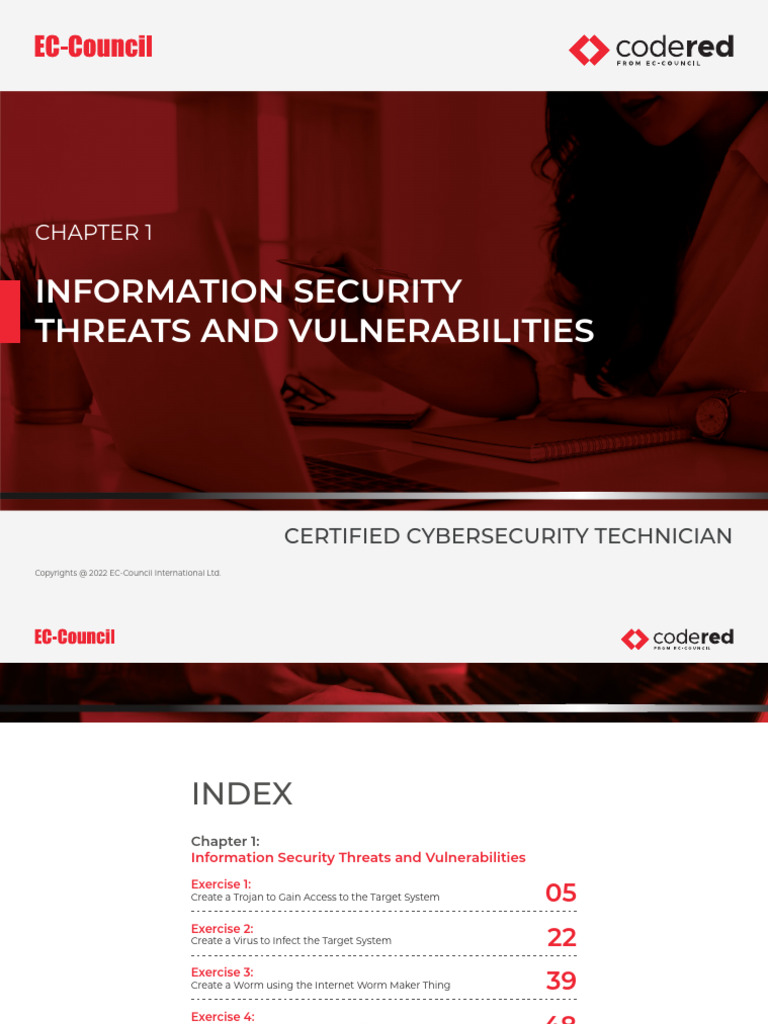 Info Security Threats and Vulnerabilities Labs | PDF | Security | Computer Security