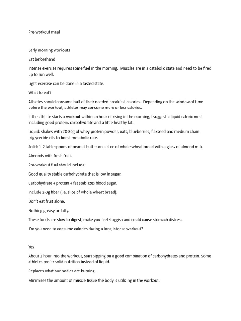 athletes meal prep answers | PDF | Carbohydrates | Fat