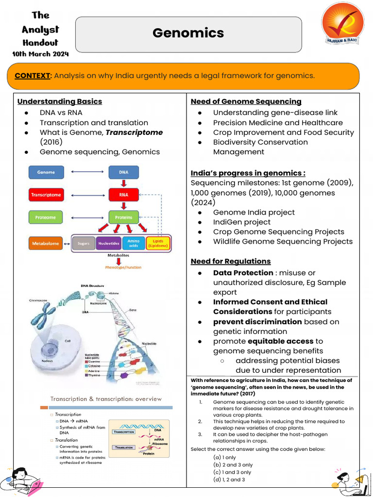 Analyst Handout 10 03 2024 | PDF | Sequencing | Genomics