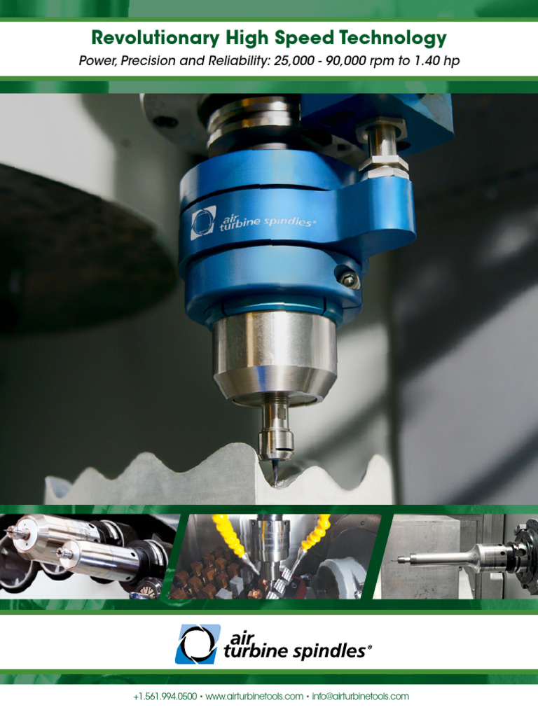 Air Turbine Spindle (미국) - High Speed Spindle | PDF | Secondary Sector Of The Economy | Physical ...