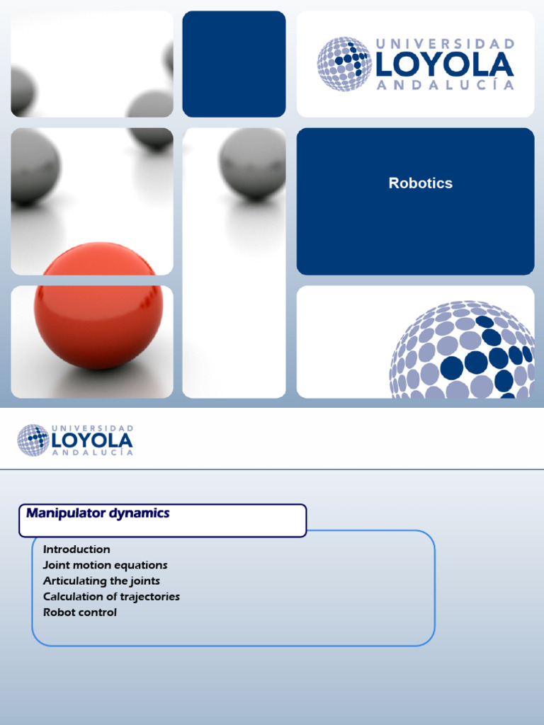 Robot Dynamics and Control Guide | PDF | Lagrangian Mechanics ...