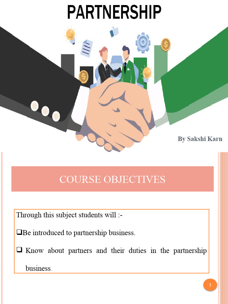 Introduction To Partnership | PDF | Partnership | Legal Concepts