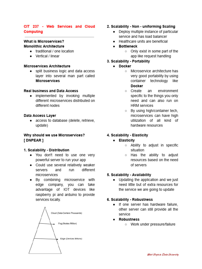 NOTES - CIT 237 - Web Services and Cloud Computing | PDF | Cloud ...