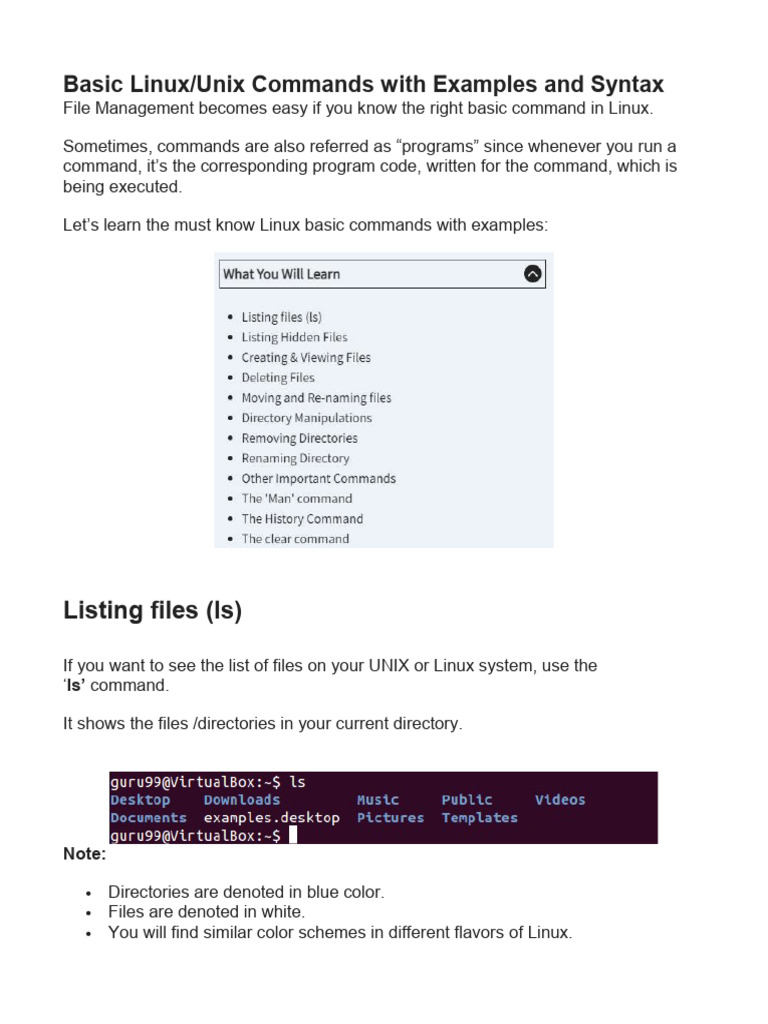 Basic Linux | PDF | Sudo | Computer File
