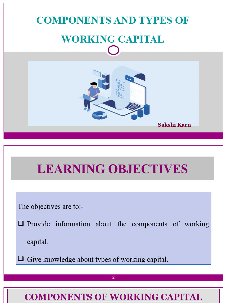 Key Components of Working Capital | PDF | Working Capital | Capital ...