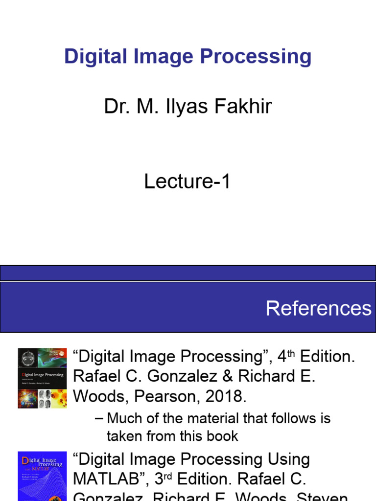 Lecture 1 | PDF | Medical Imaging | Image Segmentation