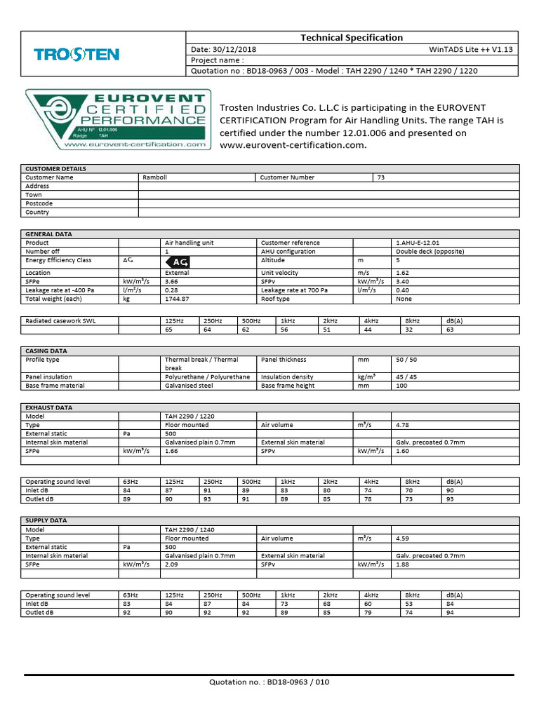 Technical Details - EHRW+SHRW | PDF | Building Insulation | Latent Heat