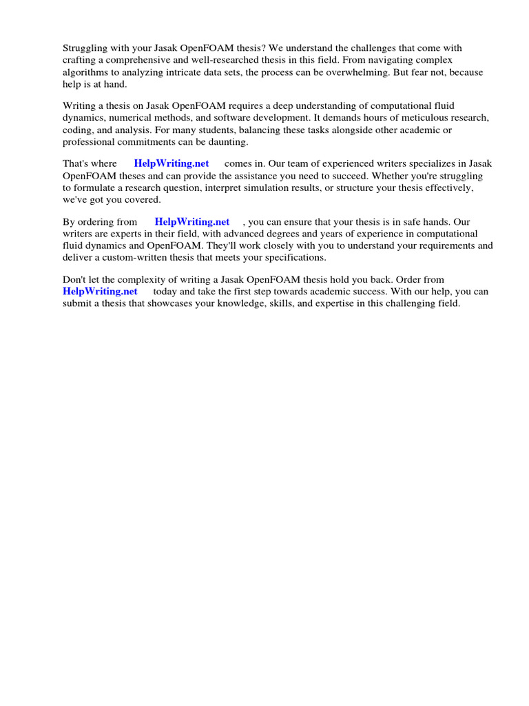 Jasak Openfoam Thesis | Download Free PDF | Differential Equations | Partial Differential Equation