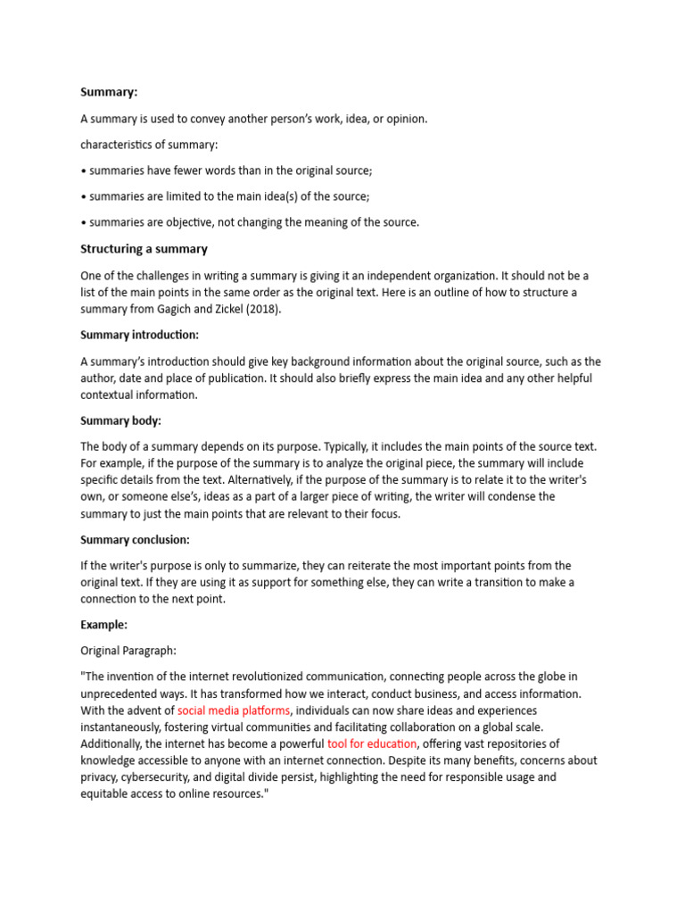 Summary Paraphrasing | PDF | Artificial Intelligence | Intelligence (AI) & Semantics