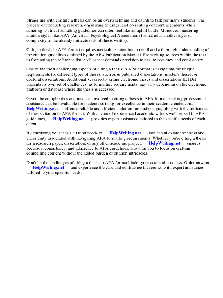 APA Thesis Citation Made Easy | PDF | Career & Growth | Art