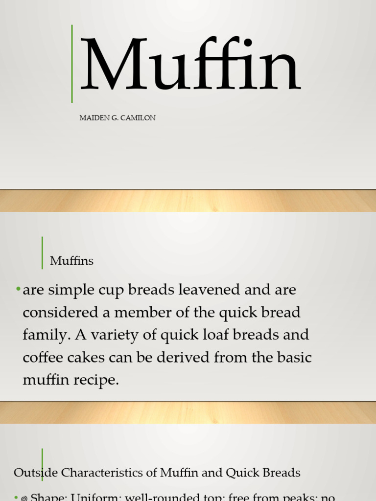 Muffin | PDF