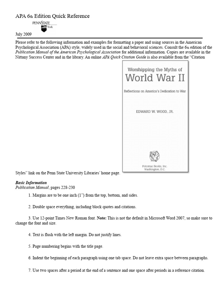 APA 7 Paragraph Spacing Guidelines | PDF | Apa Style | Citation