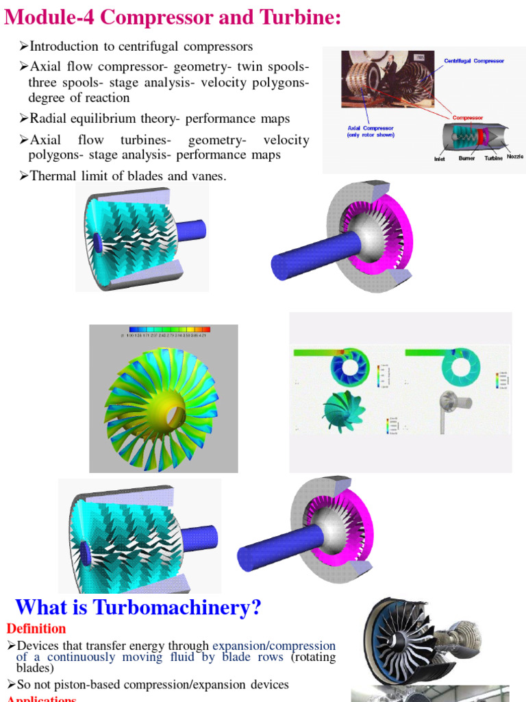 Turbomachinery - Compressor and Turbine | PDF
