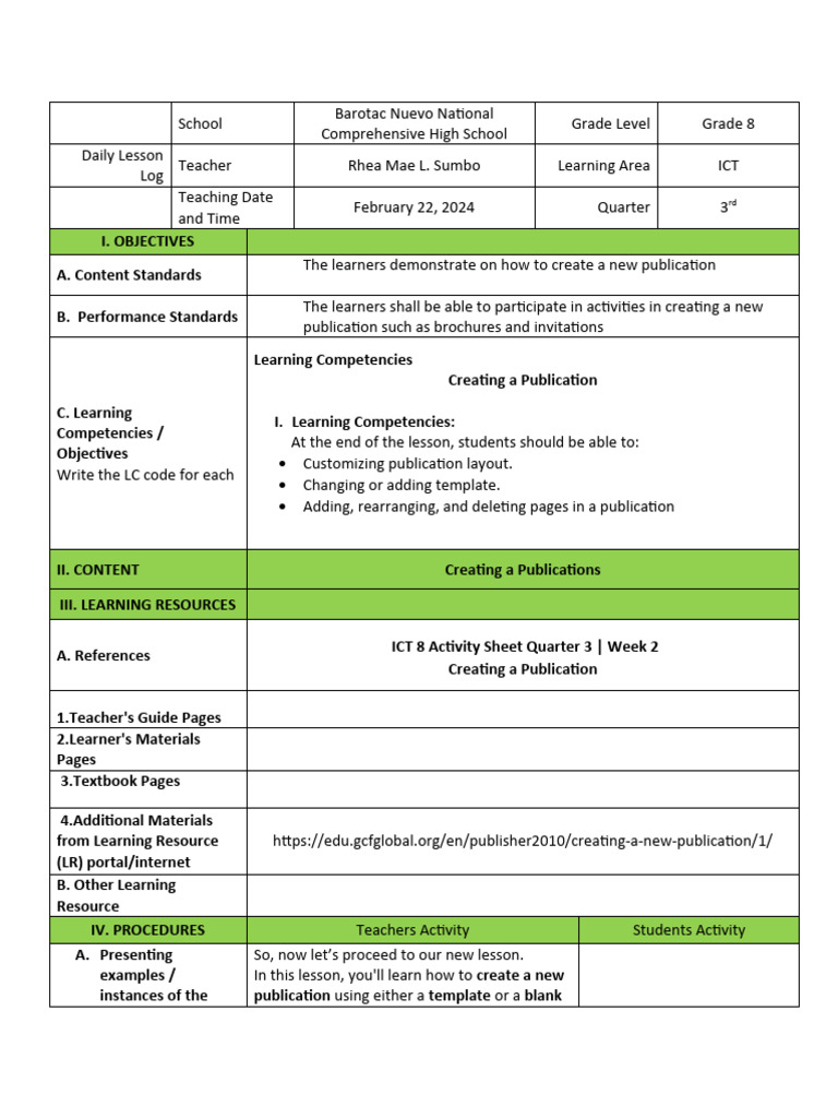 Creating A Publication | PDF | Page Layout | Software