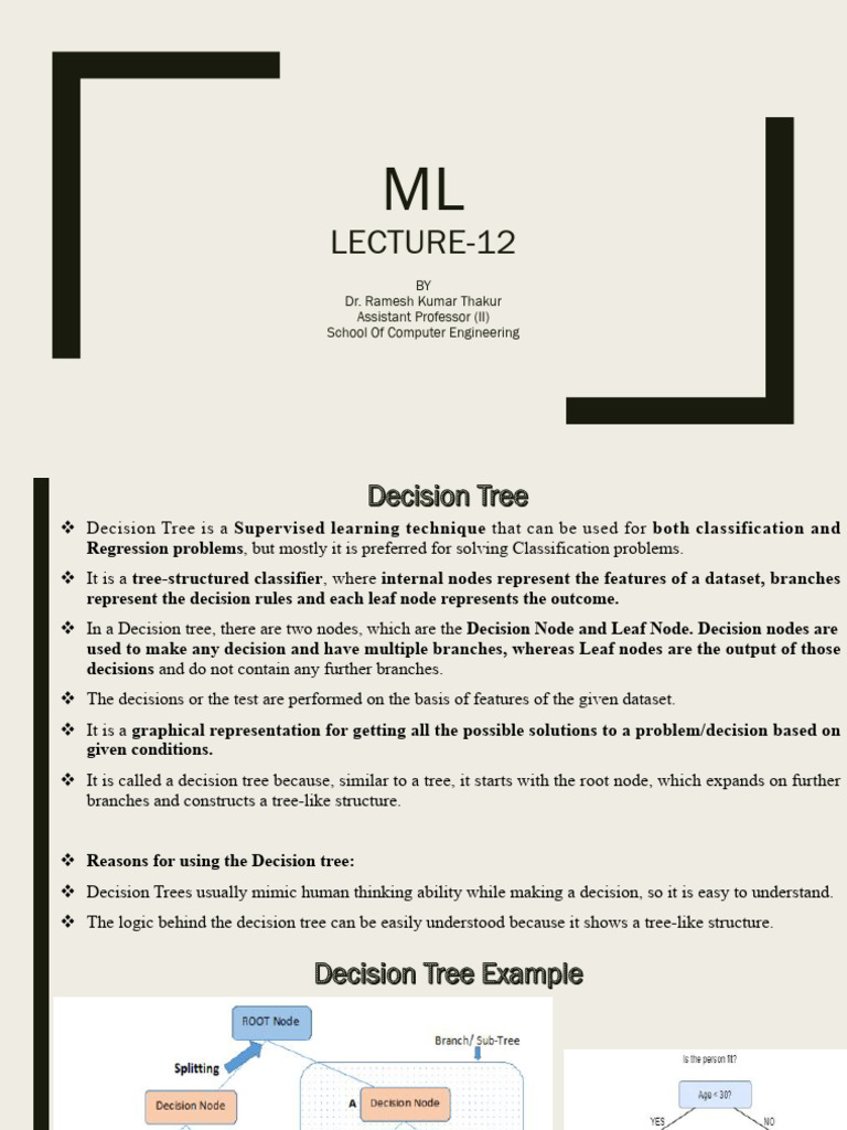 ML Lec-12 | PDF | Applied Mathematics | Algorithms And Data Structures