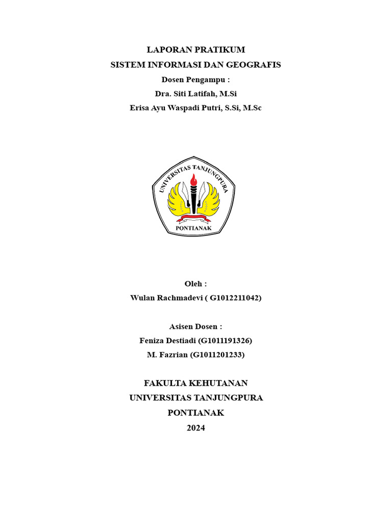 Laporan Pratikum Sig | PDF