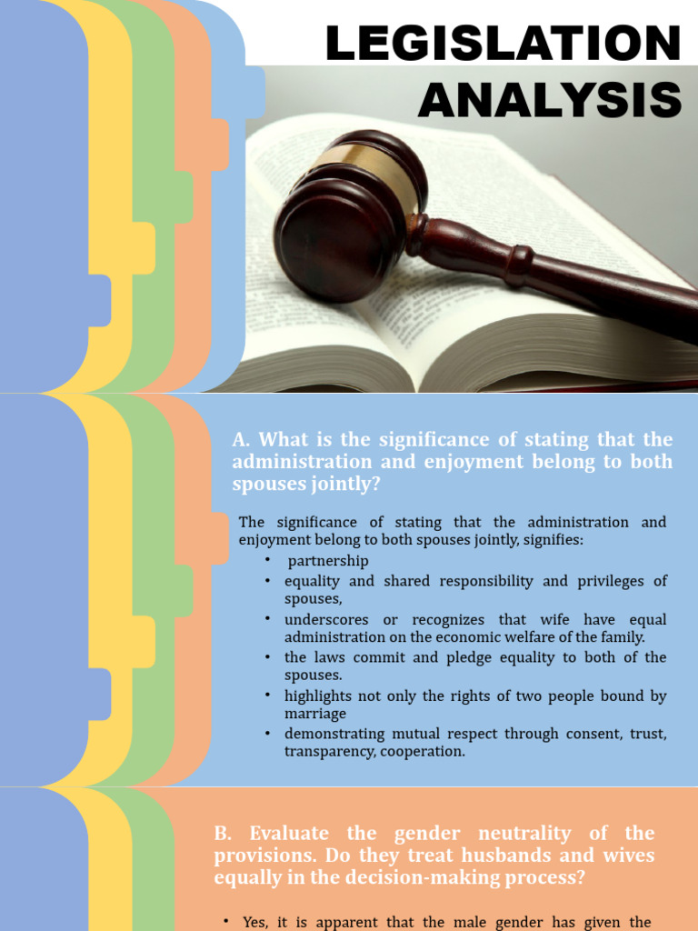 Gender Equality in Marriage Legislation | PDF | Marriage | Wife