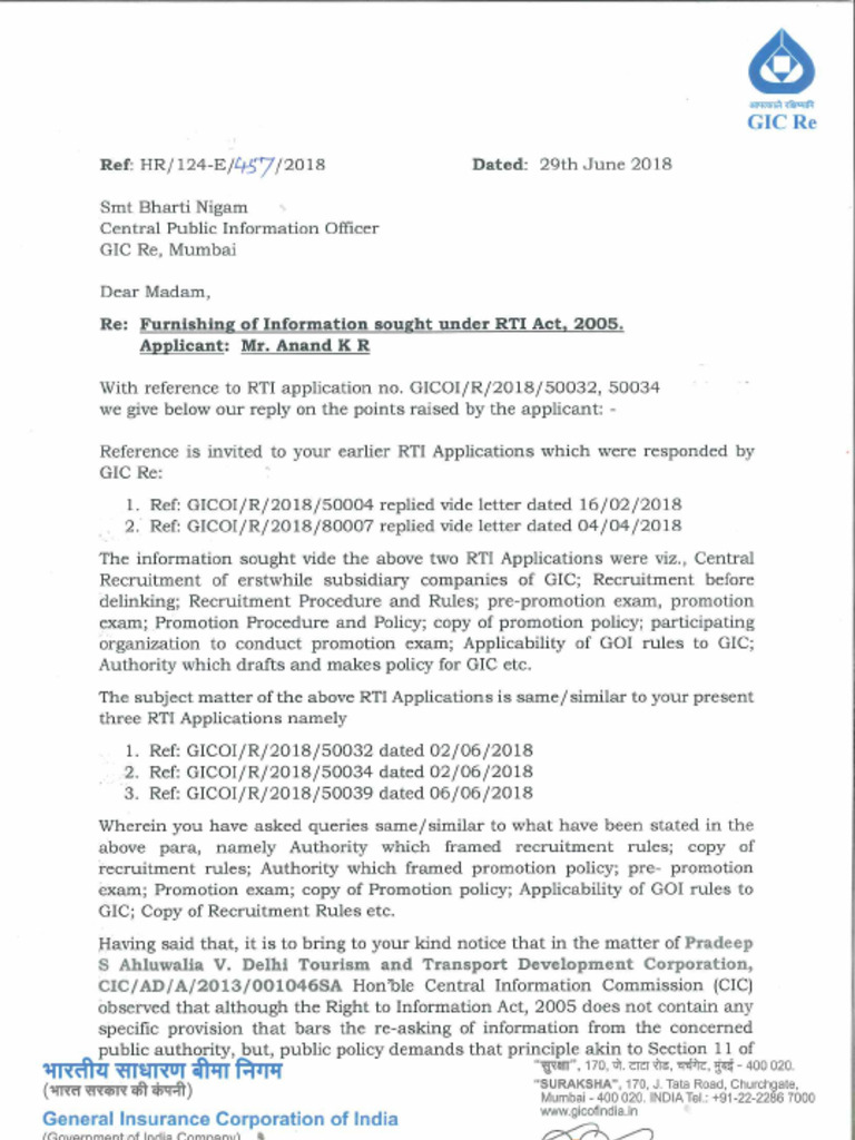 Repeated Rti Cases | PDF