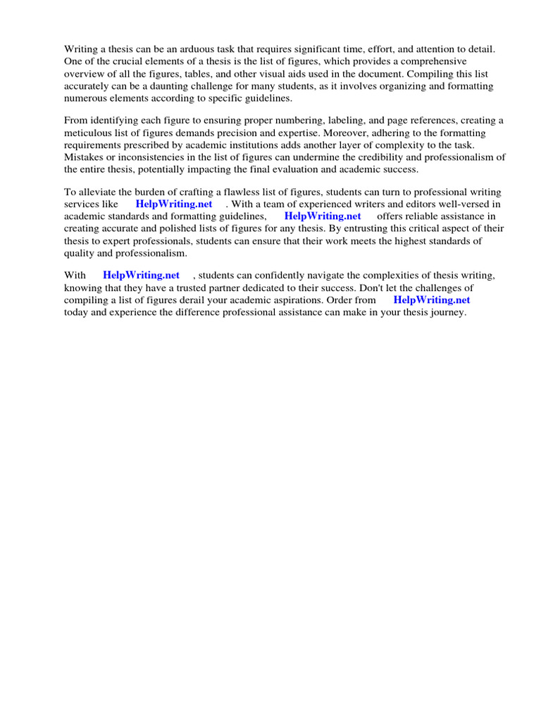 Sample Thesis List of Figures | PDF | Thesis | Physical Sciences