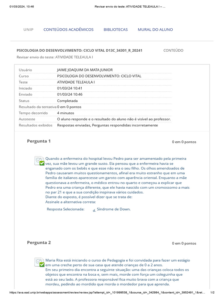 PDCV - Tele Aula I | PDF