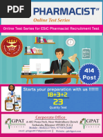 EISA Exam Guide for Pharmacist Assistants | PDF | Pharmacist