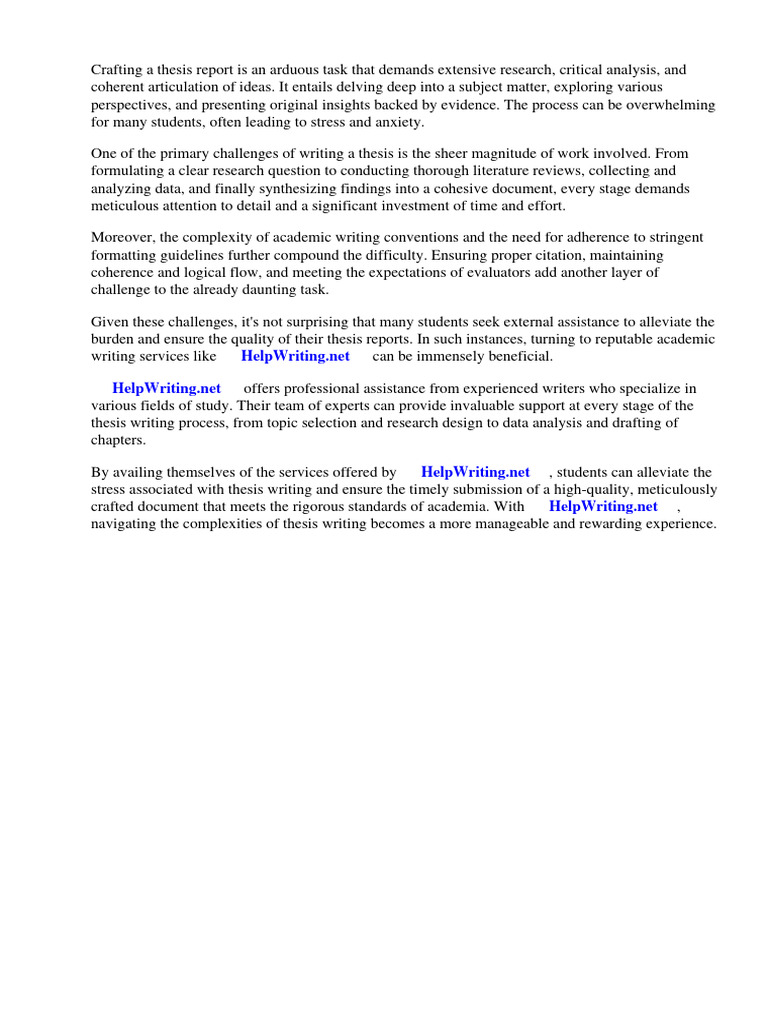 Writing Thesis Report | PDF | Thesis | Forecasting