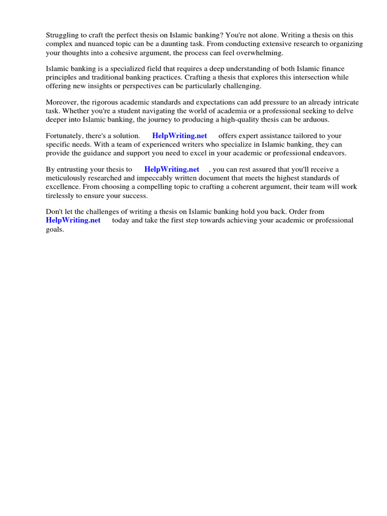 Islamic Banking Thesis Titles | PDF | Islamic Banking And Finance | Interest