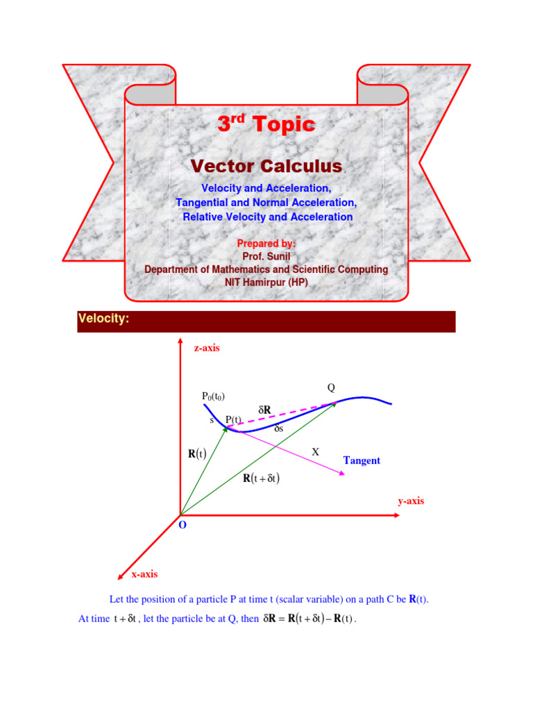 Velocity | PDF | Acceleration | Velocity