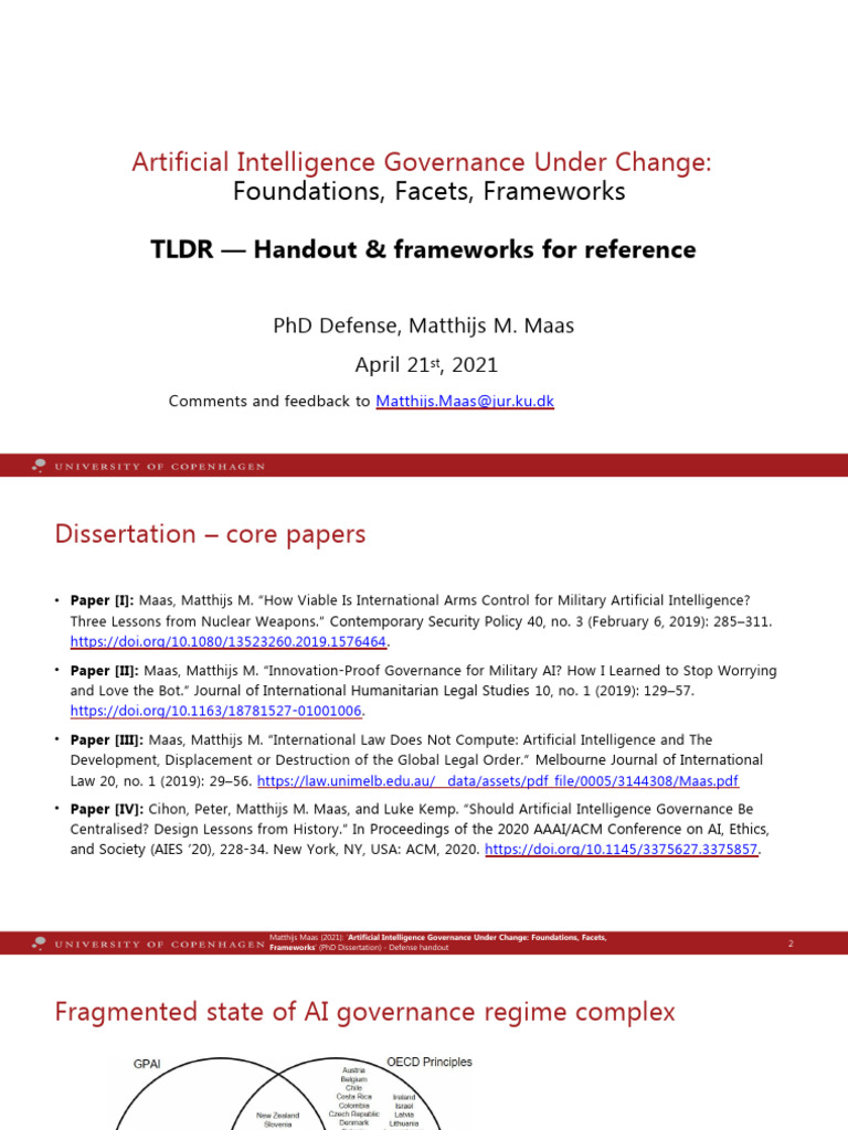 AI Governance Frameworks and Challenges | PDF | Artificial Intelligence ...