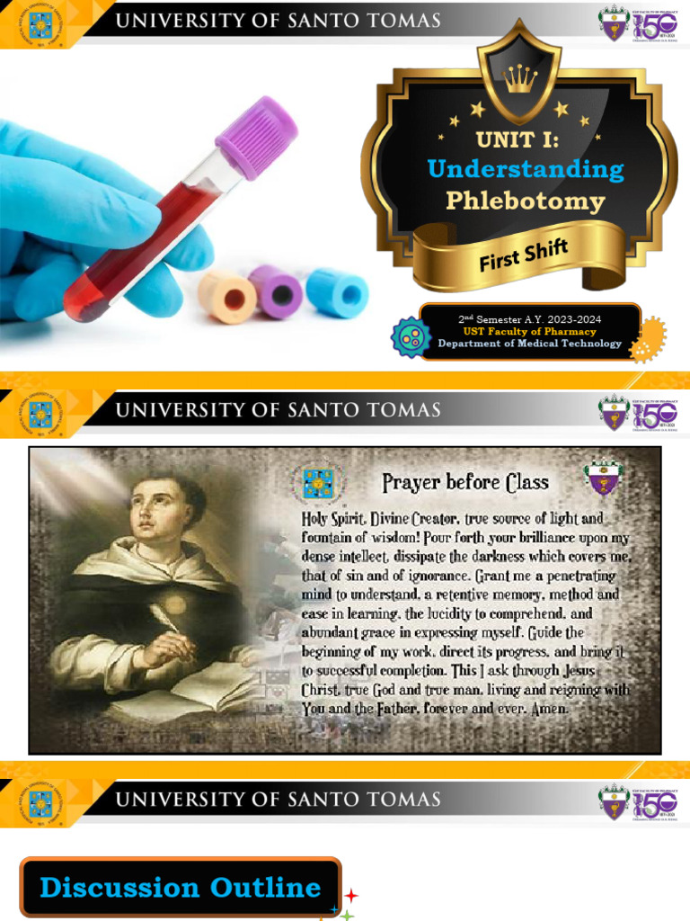 UNIT 1 - Understanding Phlebotomy | PDF
