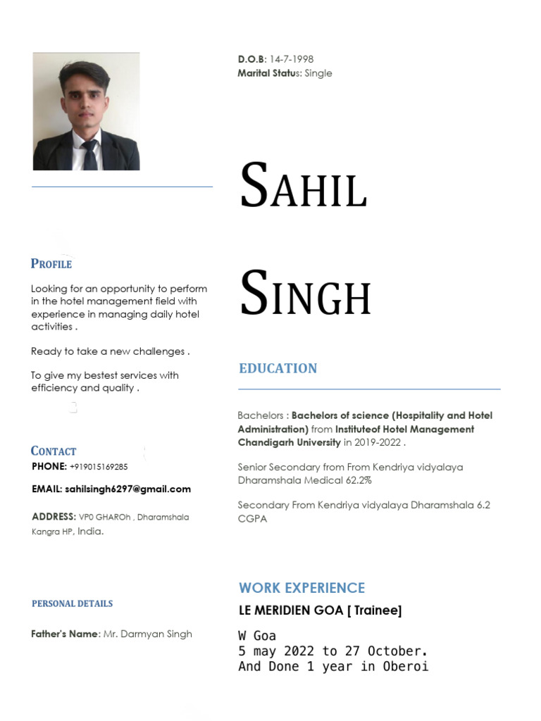 Sahil Singh | PDF