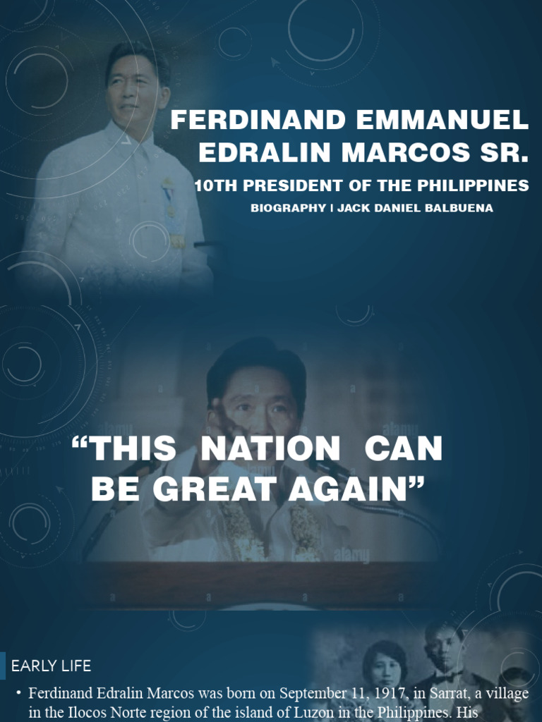 Ferdinand Emmanuel Edralin Marcos SR | PDF | Philippines | Government