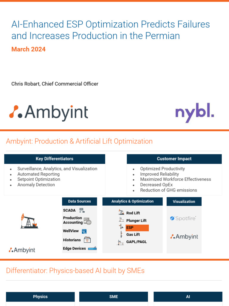 Ai-Enhanced Esp Optimization Predicts Failures and Increases Production in The Permian | PDF ...