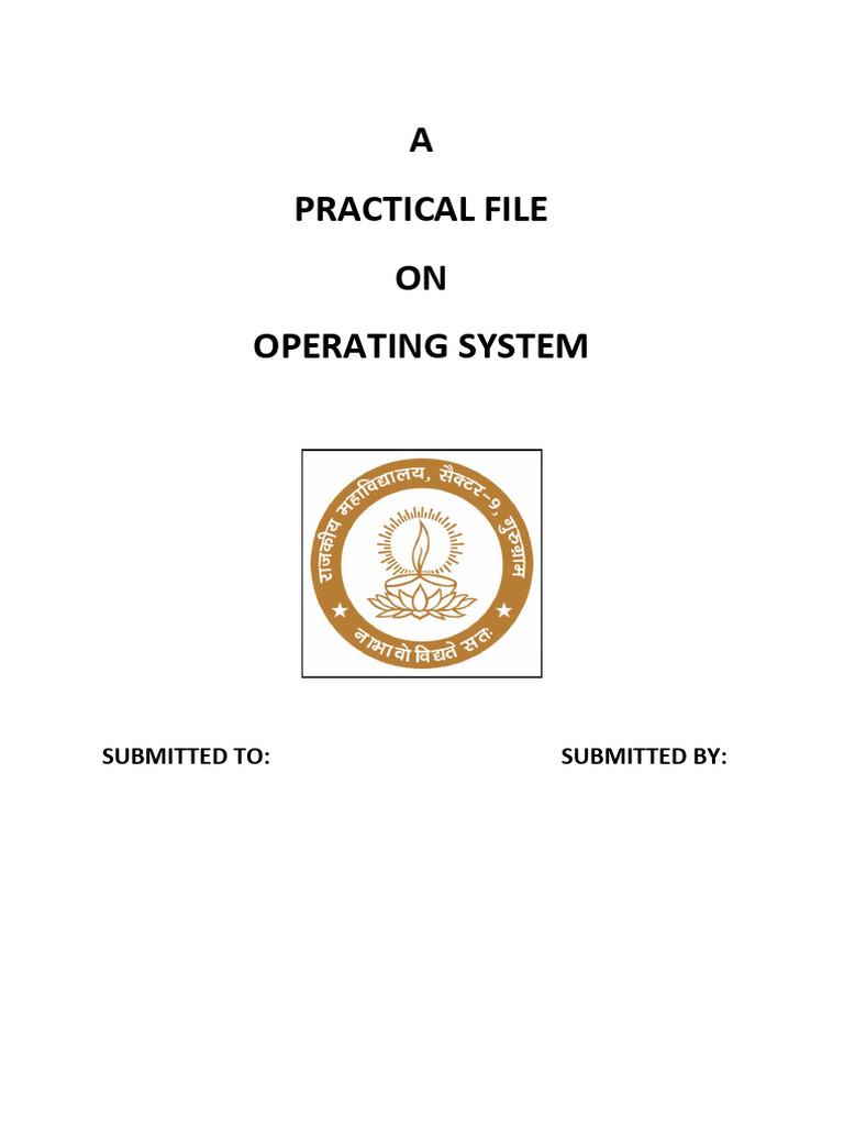OS File | PDF | Computer File | Operating System