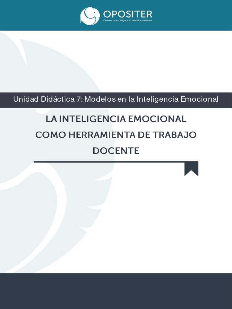 Tema 7 Inteligencia Emocional | PDF | Inteligencia emocional | Las ...